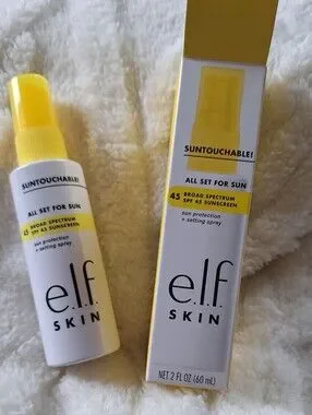 ELF | Skincare | Elf Skin Suntouchable Sun Spf 45 Setting Spray 2 Fl Oz ...